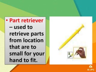 Proper tool selection | PPTX