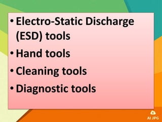 Proper tool selection | PPTX