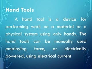 Proper tools selection | PPTX