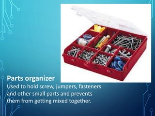 Proper tools selection | PPTX