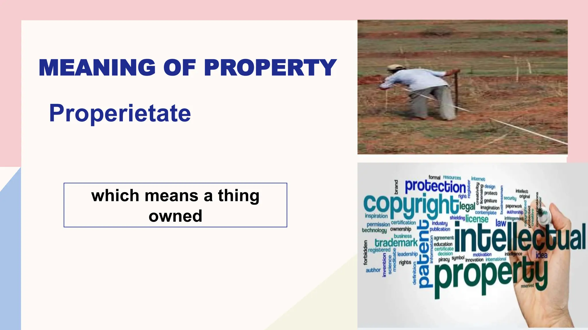 property law immovable and movable property | PPTX