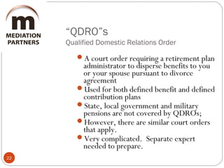 Asset & Debt Division in Divorce | PPT