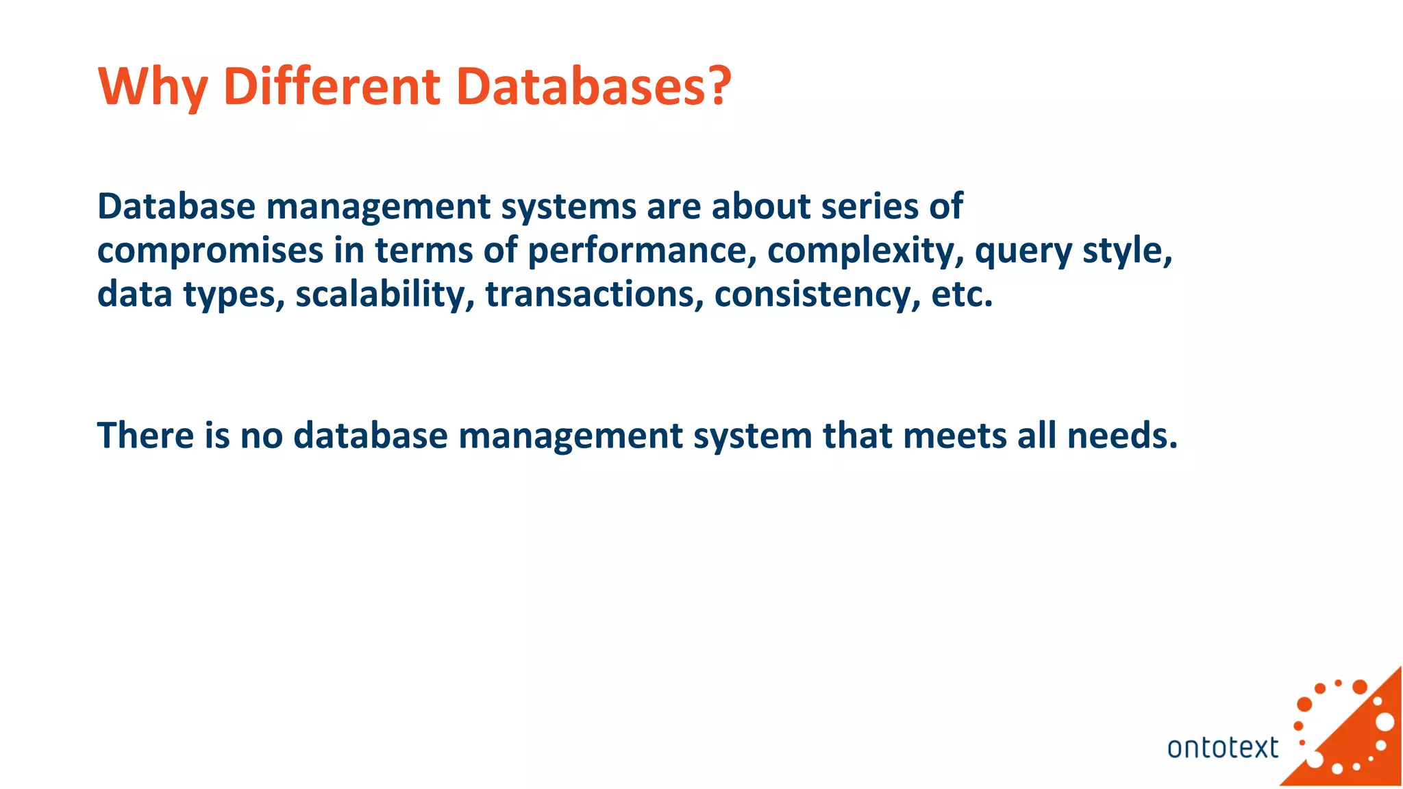 Property graph vs. RDF Triplestore comparison in 2020 | PPT