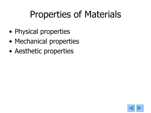 Property Of Materials | PPS