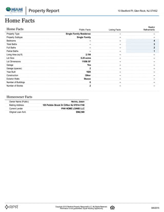 Sample of a Property Report | PDF