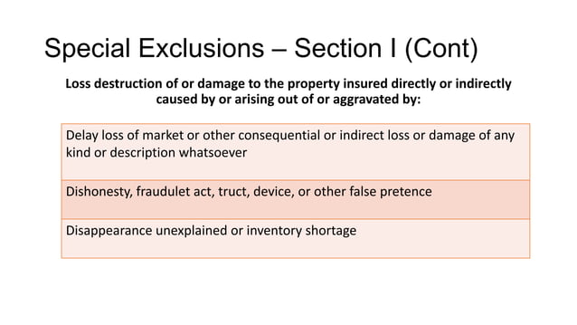 Property all risk and business interruption training | PPTX