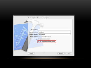 Property and MM with ARC in Objective-C | PPT