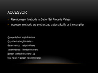 Property and MM with ARC in Objective-C | PPT