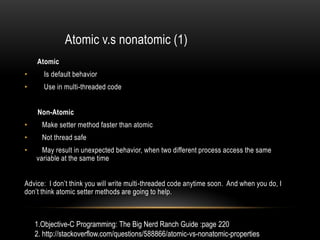 Property and MM with ARC in Objective-C | PPT