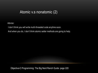Property and MM with ARC in Objective-C | PPT