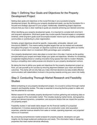 Property Development Planning Stage: A Comprehensive Guide to ...
