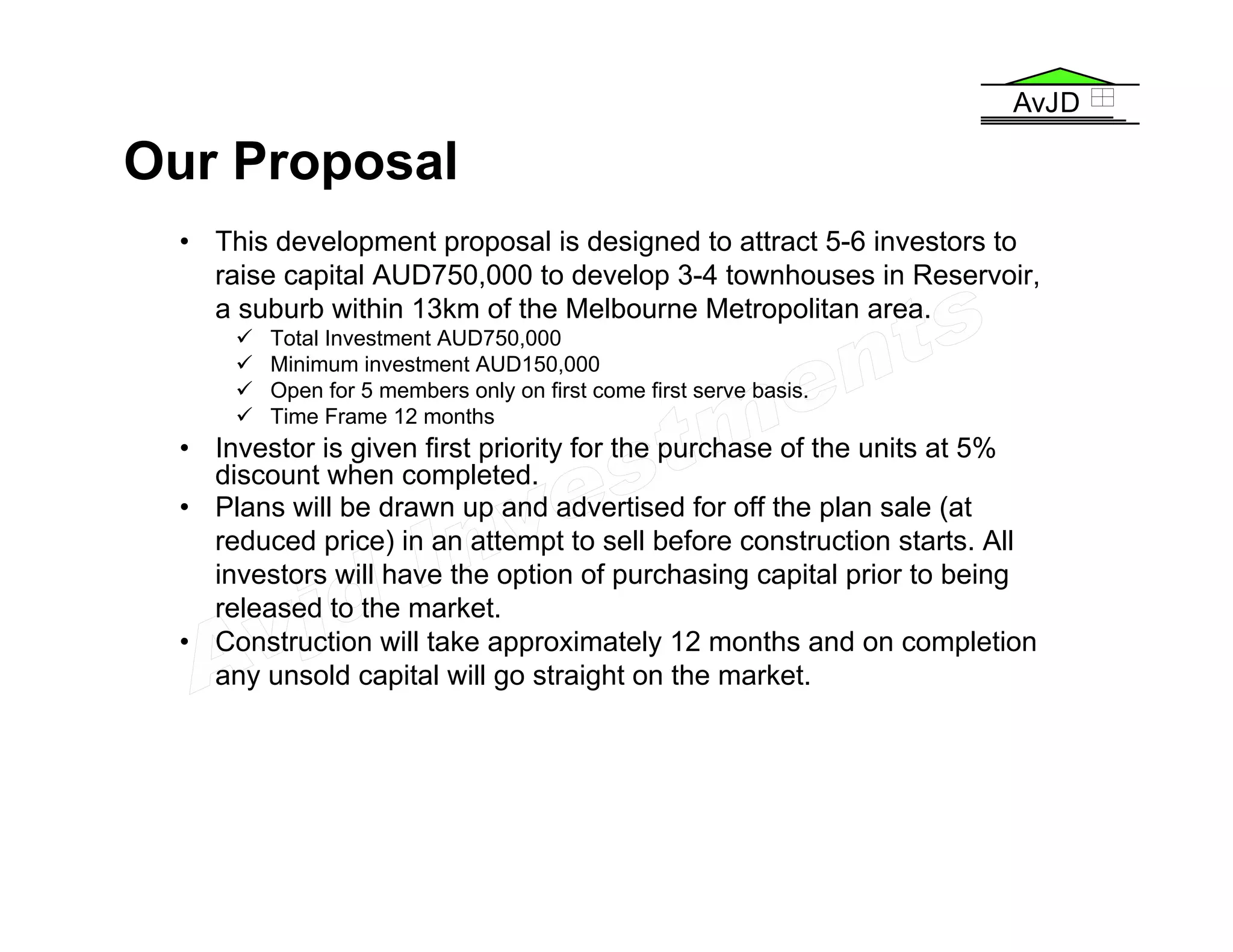 Property Development Proposal (Crevelli St) | PDF