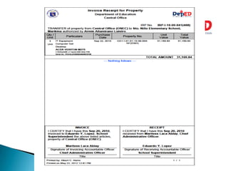 Procedures on Acceptance, Inspection and Recording of Deliveries | PPTX