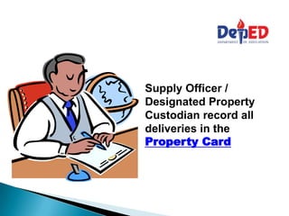 Procedures on Acceptance, Inspection and Recording of Deliveries | PPTX