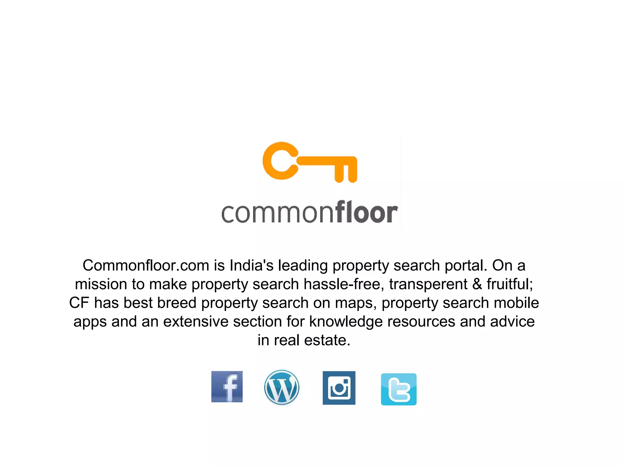 Property Guide Bangalore | Commonfloor | PPT