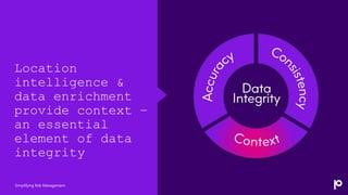 Simplifying Risk Management with Accurate Property and Risk Data | PPT