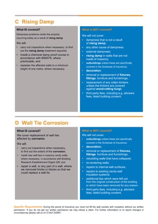 Peter Cox - Property Insurance Policy Document | PDF | Home Insurance | Insurance