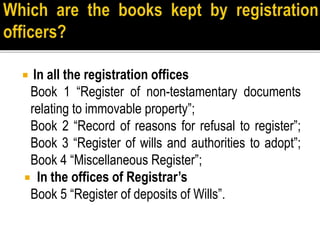 Registration of Document in India | PPTX