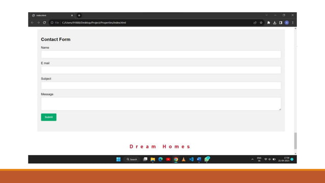 Property Listing web template(frontend).pptx | Web Design and HTML | Internet