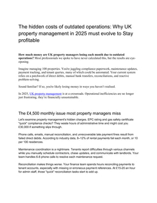 Squeezed margins and missed opportunities: The real cost of not ...