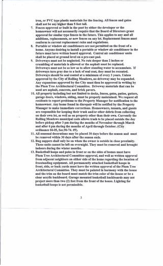 Property Management Rules & Regulations Authored by Carol Halenar | PDF