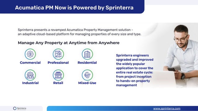 Acumatica Property Management Powered by Sprinterra | PDF