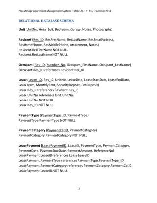 Property management system database | PDF