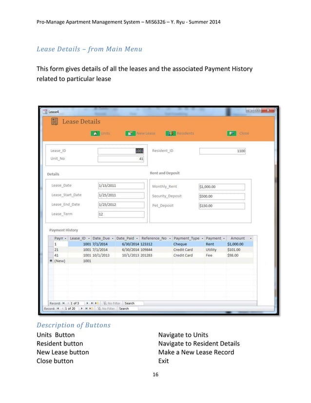 Property management system database | PDF | Apartments | Real Estate