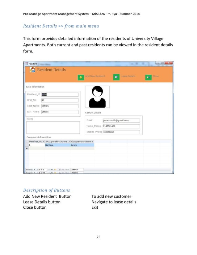 Property management system database | PDF | Apartments | Real Estate