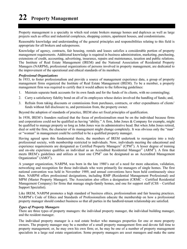 PROPERTY MANAGEMENT | PDF | Real Estate Industry | Industries