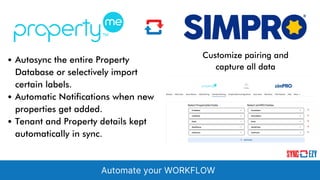 PropertyMe Simpro Integration | PPT