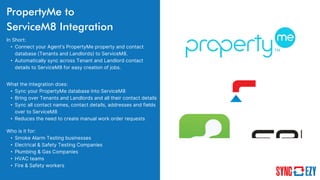 PropertyMe to ServiceM8 Integration | PPT