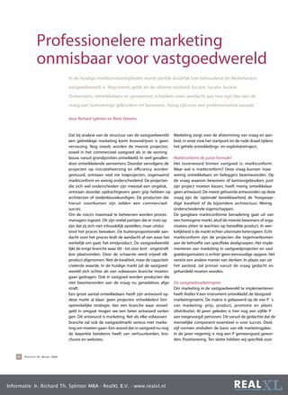 Professionelere marketing onmisbaar voor vastgoedwereld - PropertyNL ...