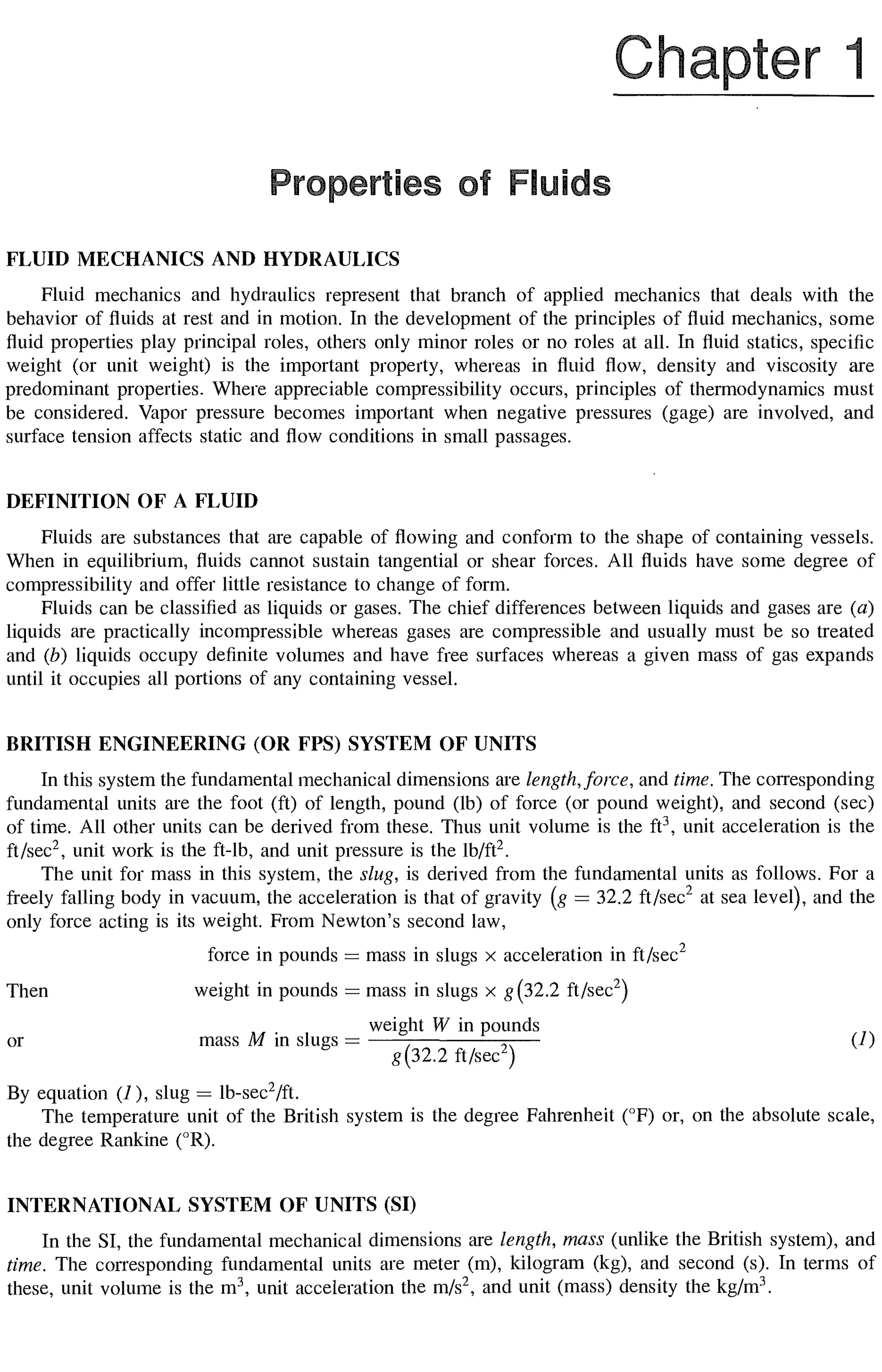 Property of fluids | PDF