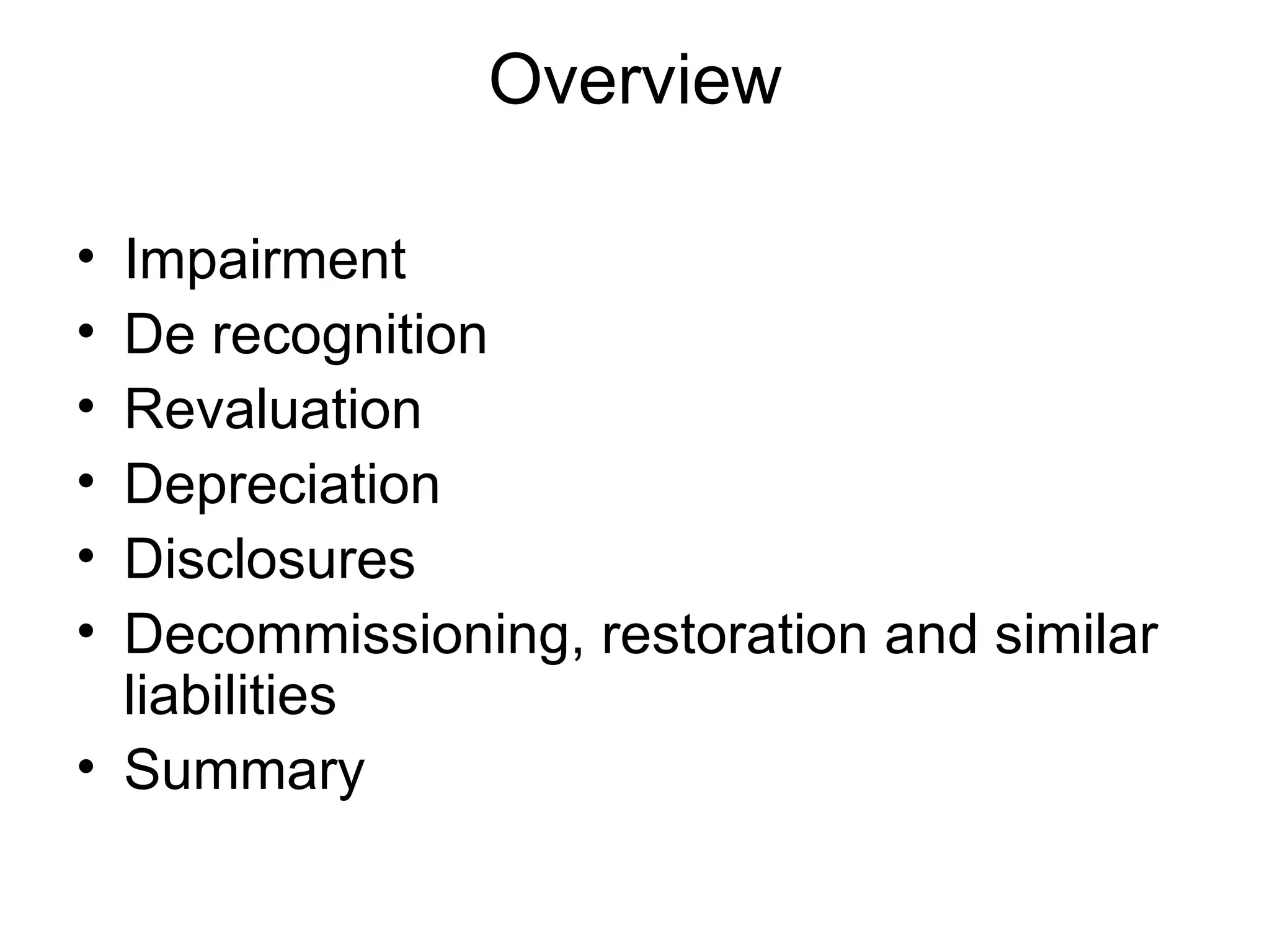 Property plant and equipment ias 16 | PPT