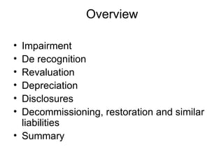 Property plant and equipment ias 16 | PPT