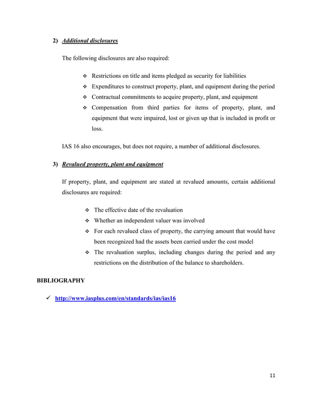 Property plant and equipment IAS 16 (Assignment) | DOCX