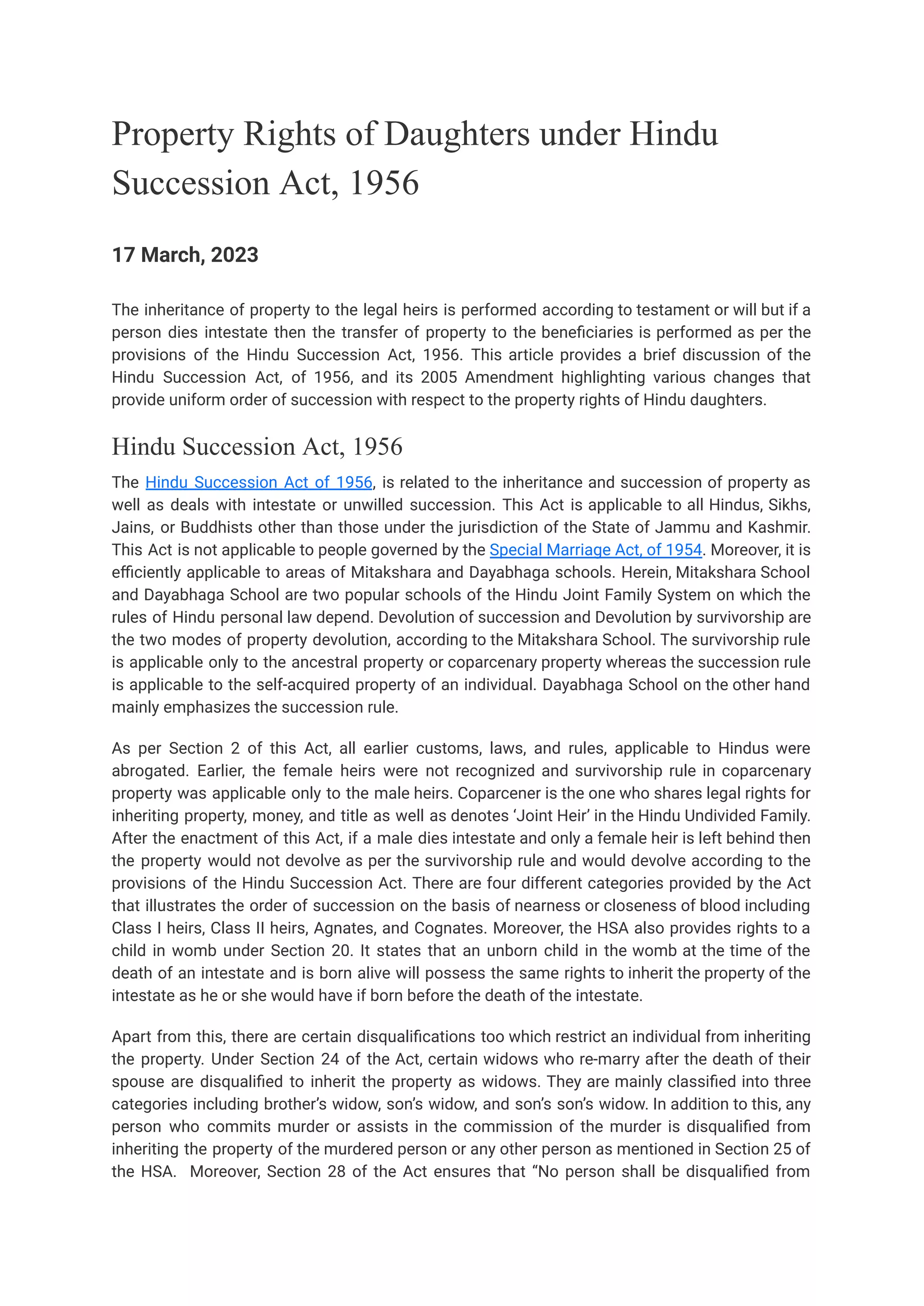 Property Rights of Daughters under Hindu Succession Act, 1956.pdf