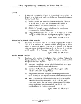 Property standards kingston on | PDF