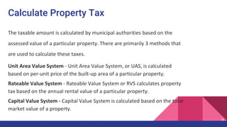 Detail Guide about Property Tax | PPTX