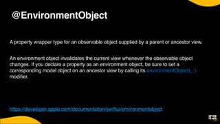 Property wrapper and how to use them with mvvm in swift ui i copy | PPT