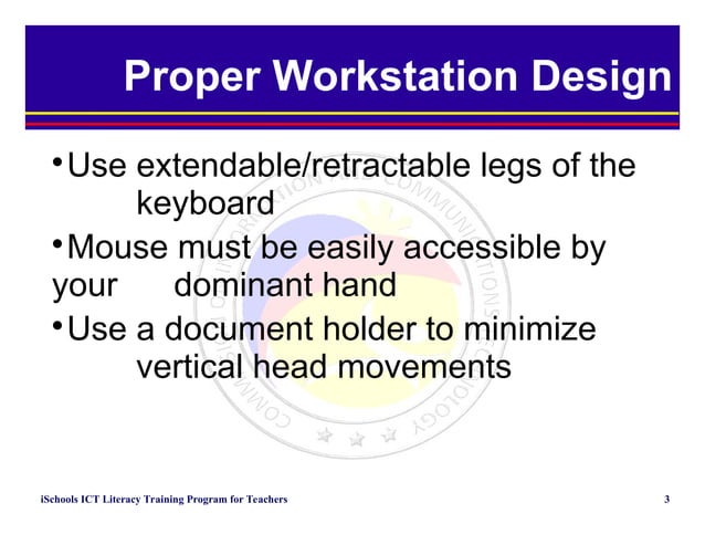 Proper Use of the Computer Ergonomics.ppt