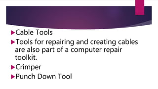 Proper Use of Tools | PPTX