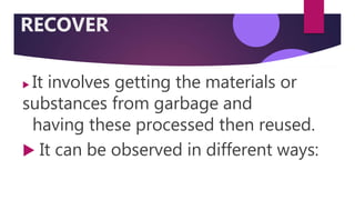 Proper waste management (MRF) | PPTX