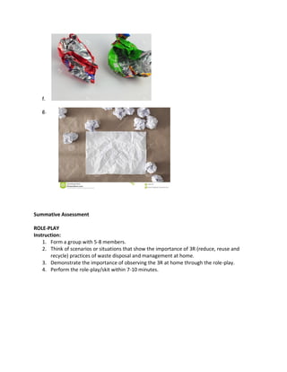 Proper waste management at home | PDF