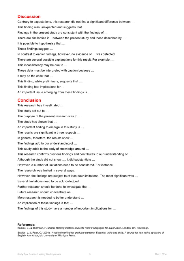 Proper Words to use in Thesis.pdf | Postgraduate Education | College ...