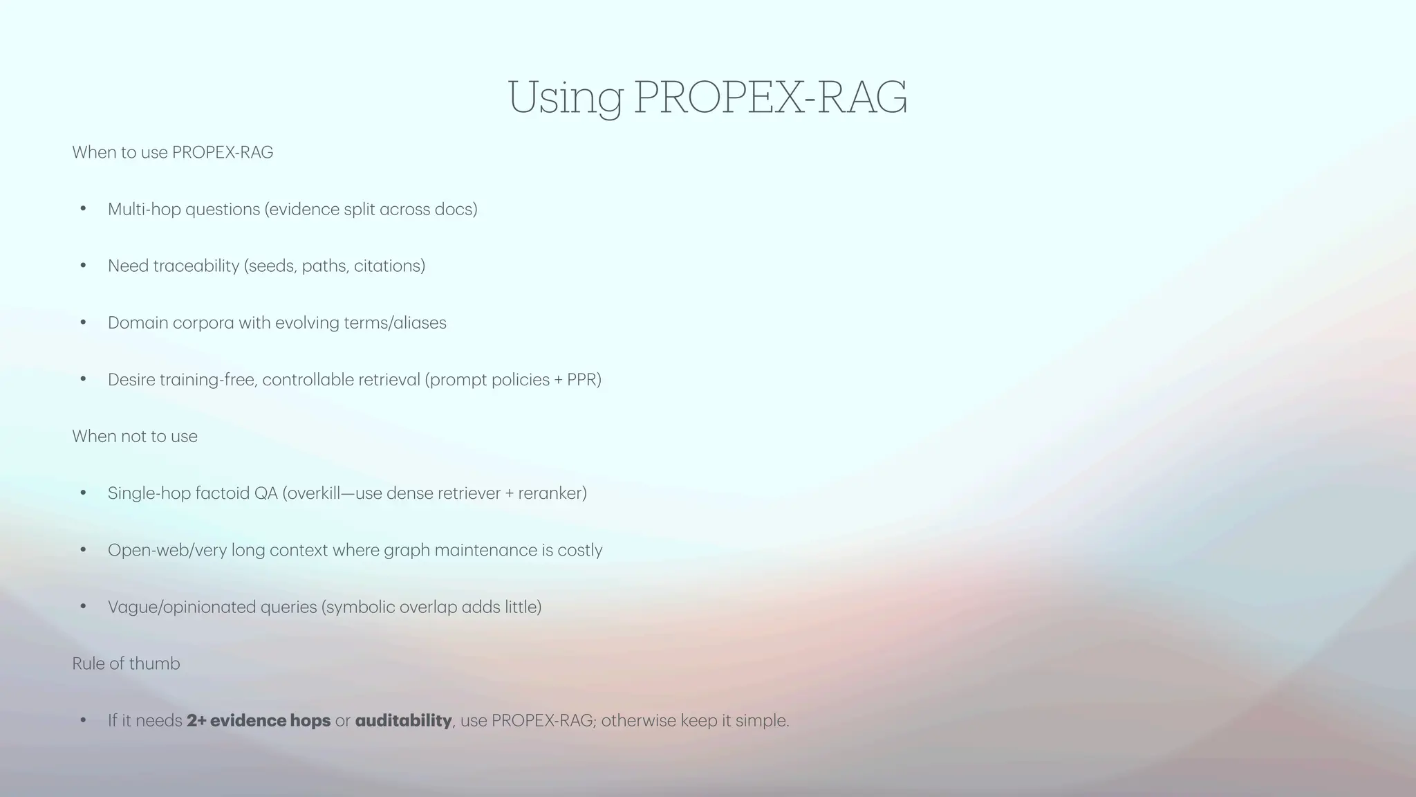 PROPEX-RAG: Prompt-Driven GraphRAG for Multi-Hop QA | PDF