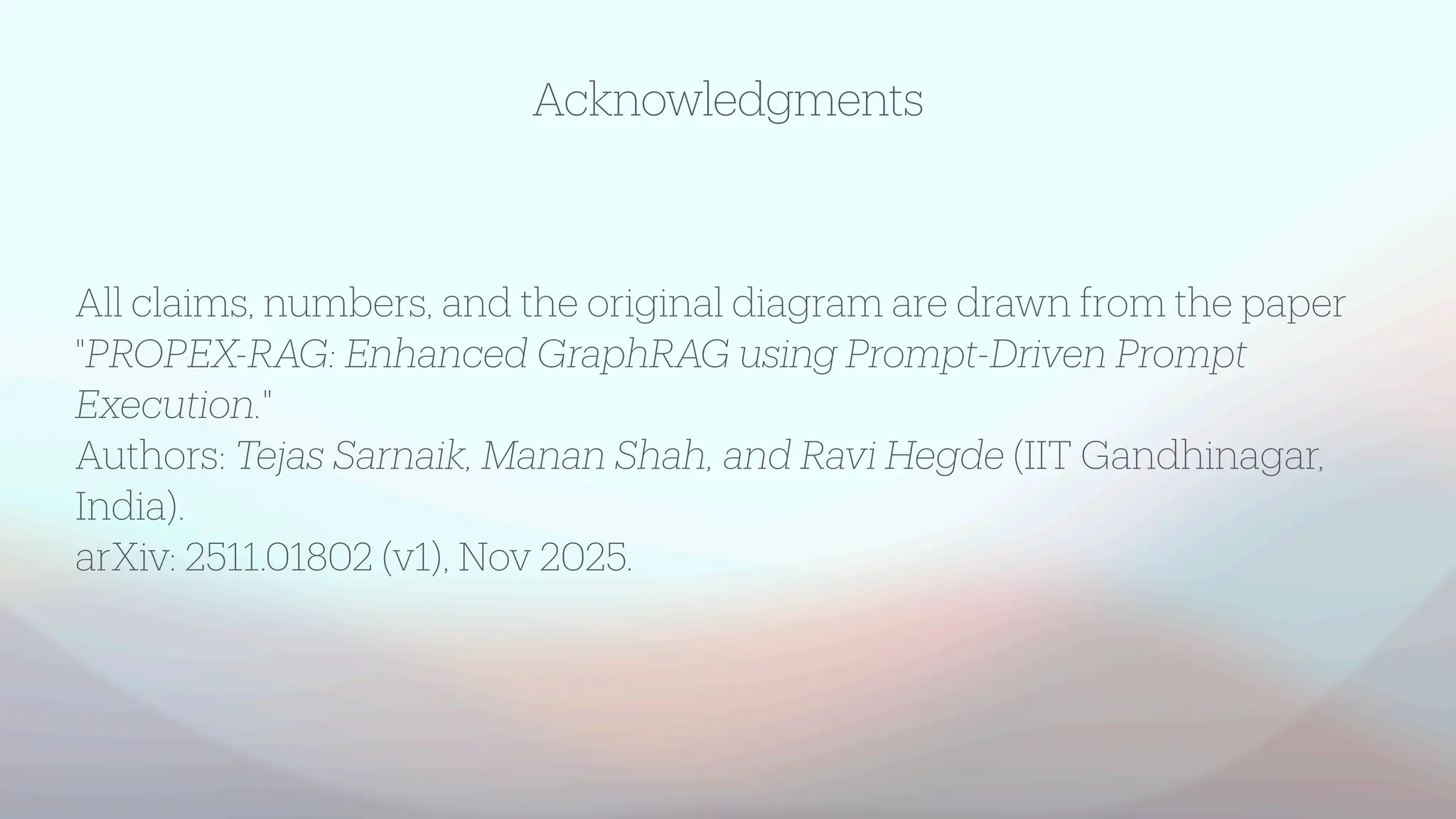 PROPEX-RAG: Prompt-Driven GraphRAG for Multi-Hop QA | PDF