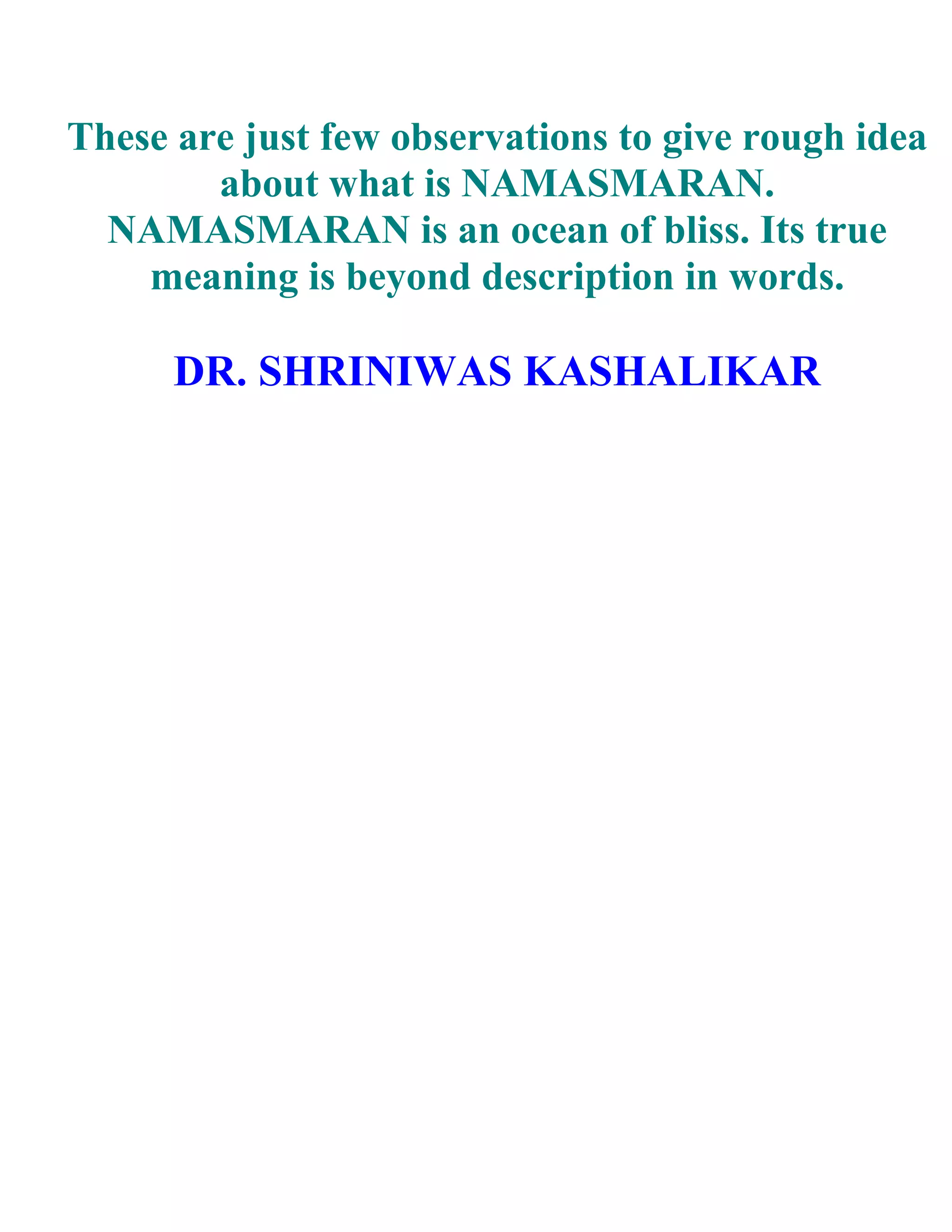 Propgaganda Dr. Shriniwas Kashalikar | PDF