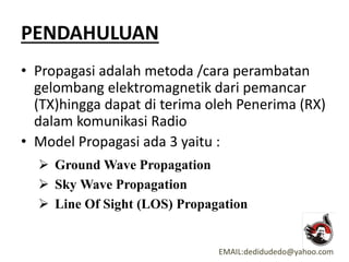 Propagasi gelombang | PPTX